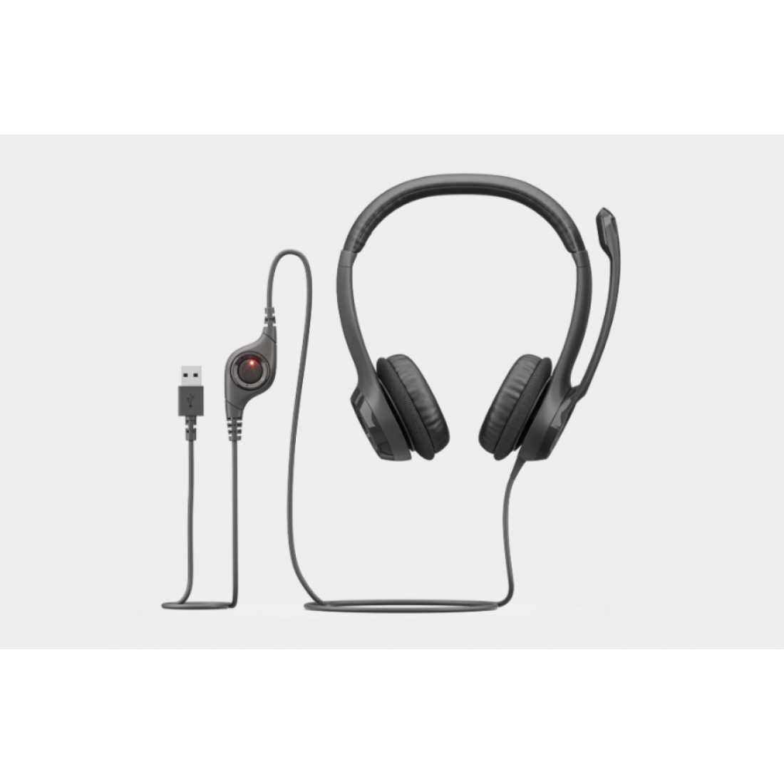 Kufje Logitech H390 me Bllokim Mikrofoni | USB Headset per PC dhe Laptop