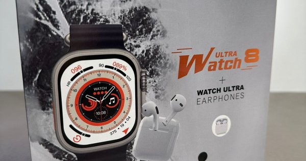 SmartWatch Ultra Watch 8 | Ore Inteligjente 3 in1