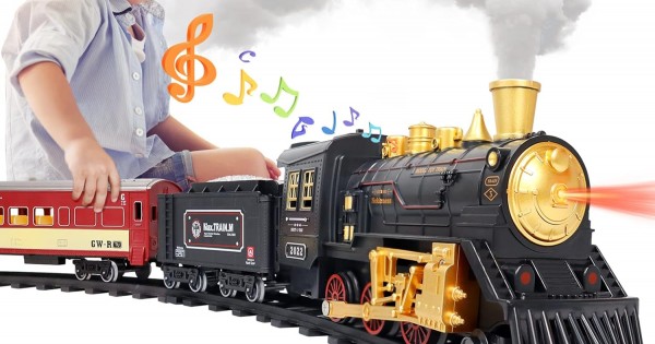 Tren Loder per Femije | Rail Train Play Set