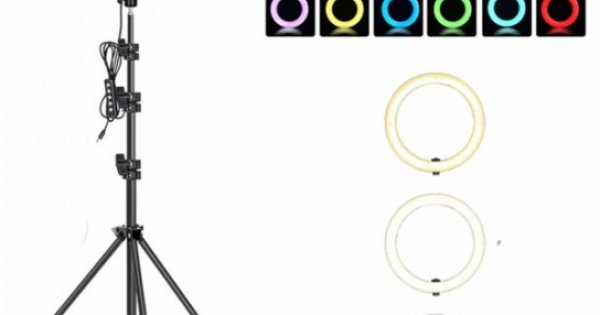 Drite LED per Ndricim per Telefona | RGB Ring Light 3D-36